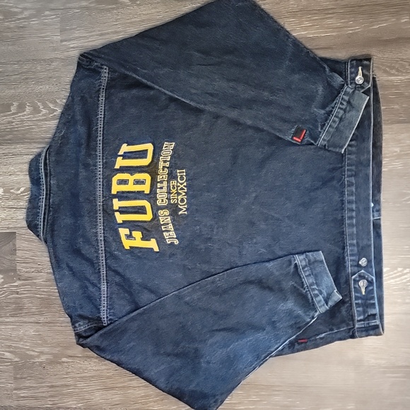 FUBU | Jackets & Coats | Fubu The Collection Denim Jacket Men Size 2xl ...